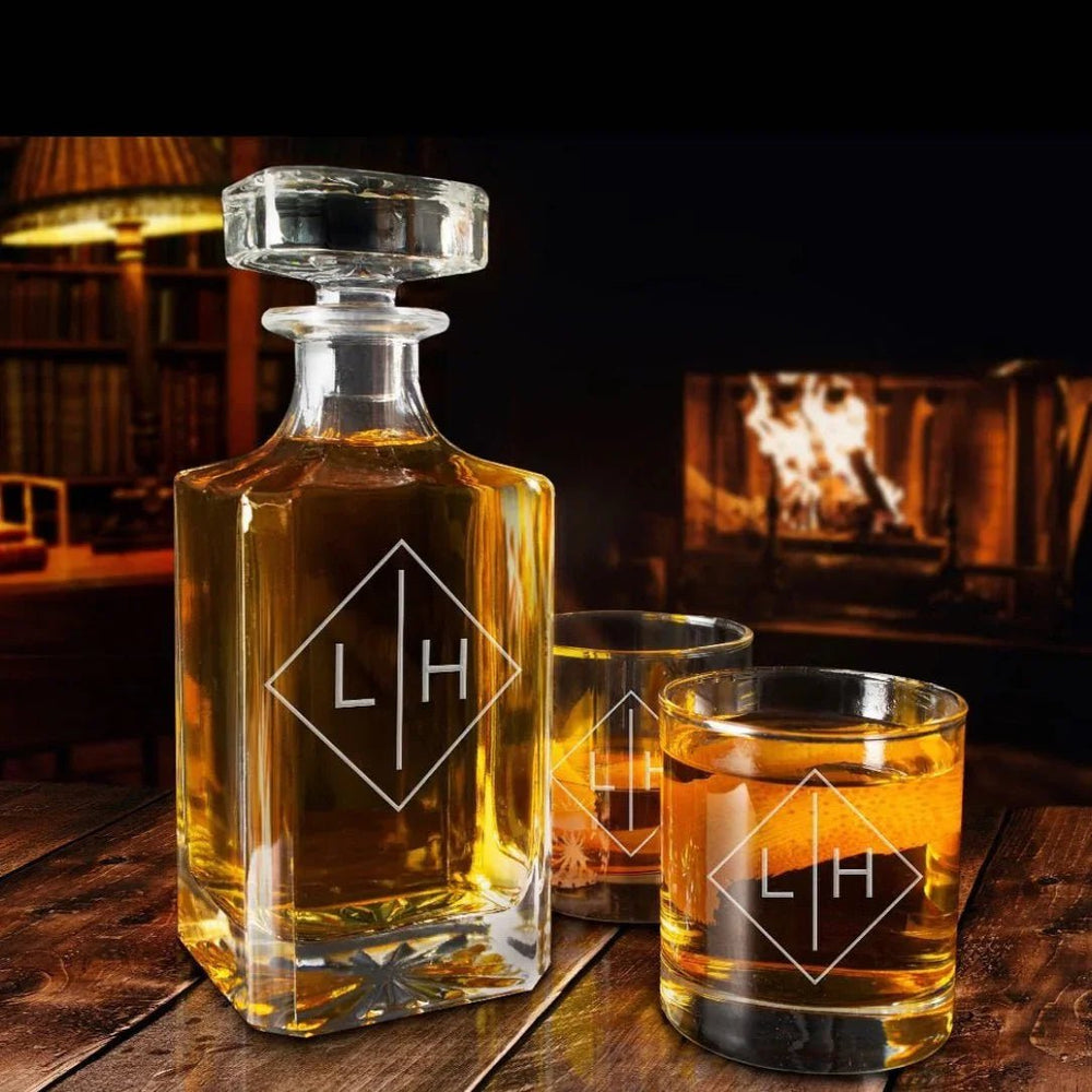 Personalized Whiskey Decanter Set